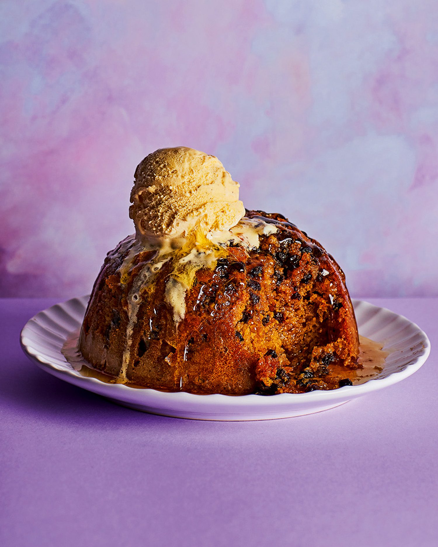 Rum and raisin spotted dick - delicious. magazine