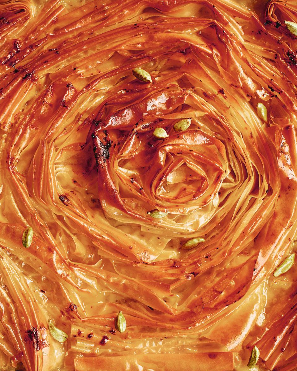 Galatopita (Greek filo custard pie) - delicious. magazine