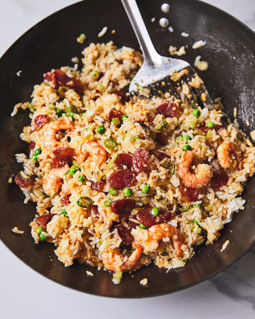 Lap cheong (Chinese sausage) fried rice - delicious. magazine