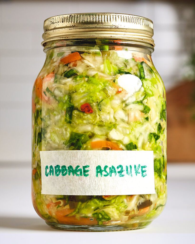 Cabbage asazuke (Japanese pickled cabbage) - delicious. magazine