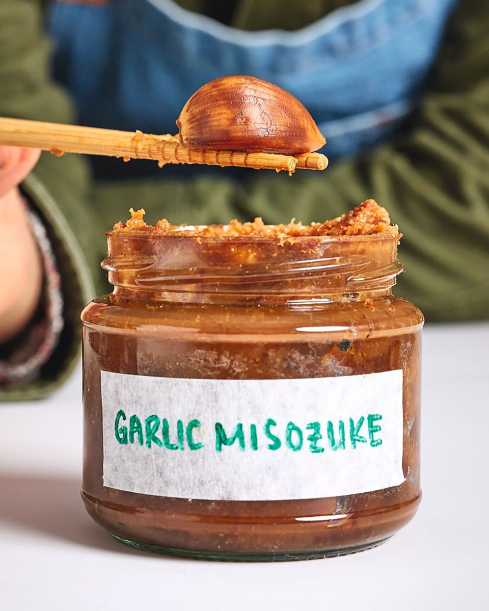 Garlic misozuke (miso-pickled garlic) - delicious. magazine