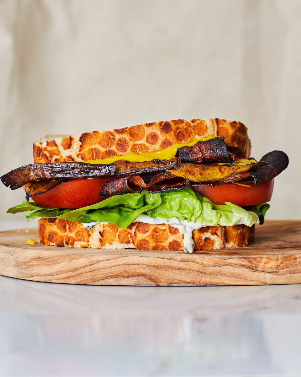 Max La Manna's banana peel bacon BLT - delicious. magazine
