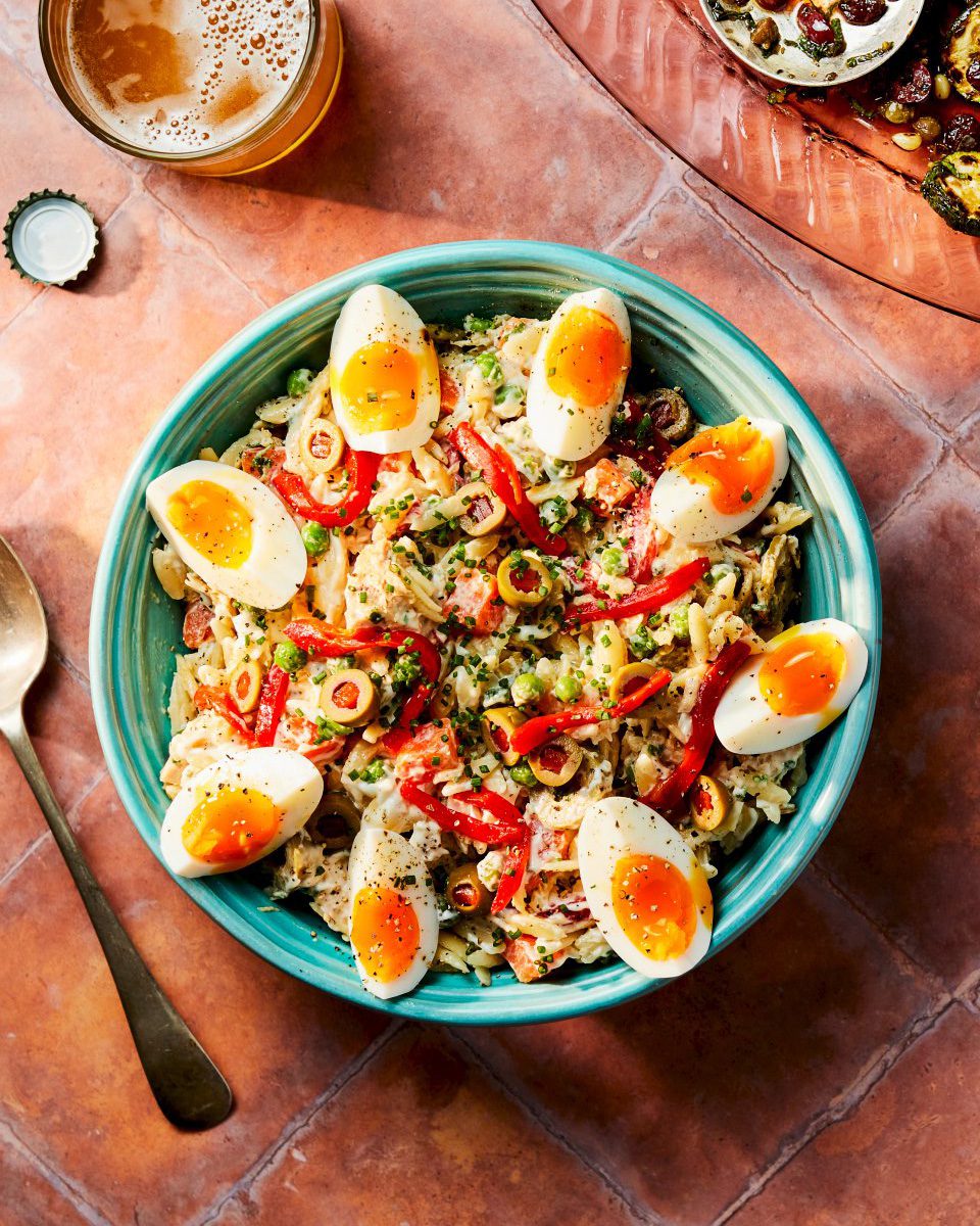 Orzo russian salad with tuna - delicious. magazine