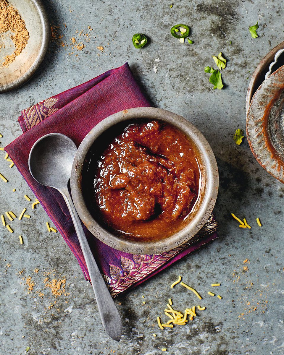 Tamarind and date chutney - delicious. magazine