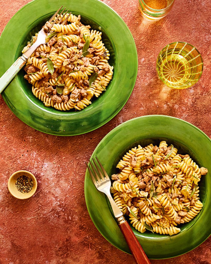 Fusilli con ragù d'agnello (fusilli with lamb ragù) - delicious. magazine