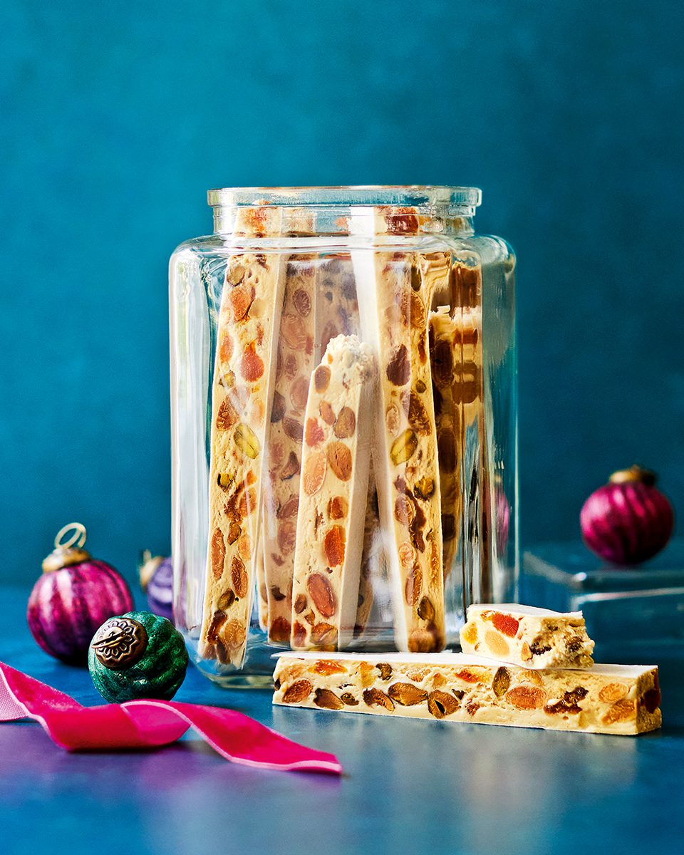 Bejewelled festive torrone (Italian nougat) - delicious. magazine