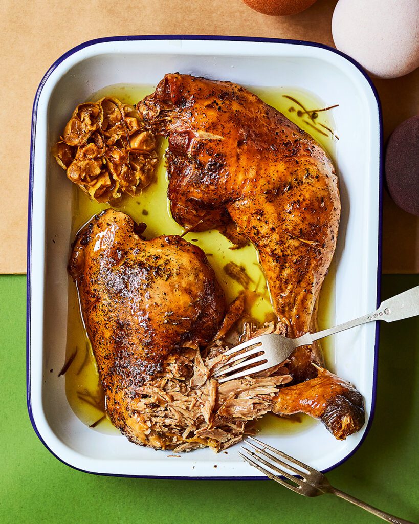 Slow cooker turkey leg confit - delicious. magazine