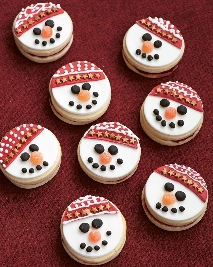 Snowman empire biscuits - delicious. magazine
