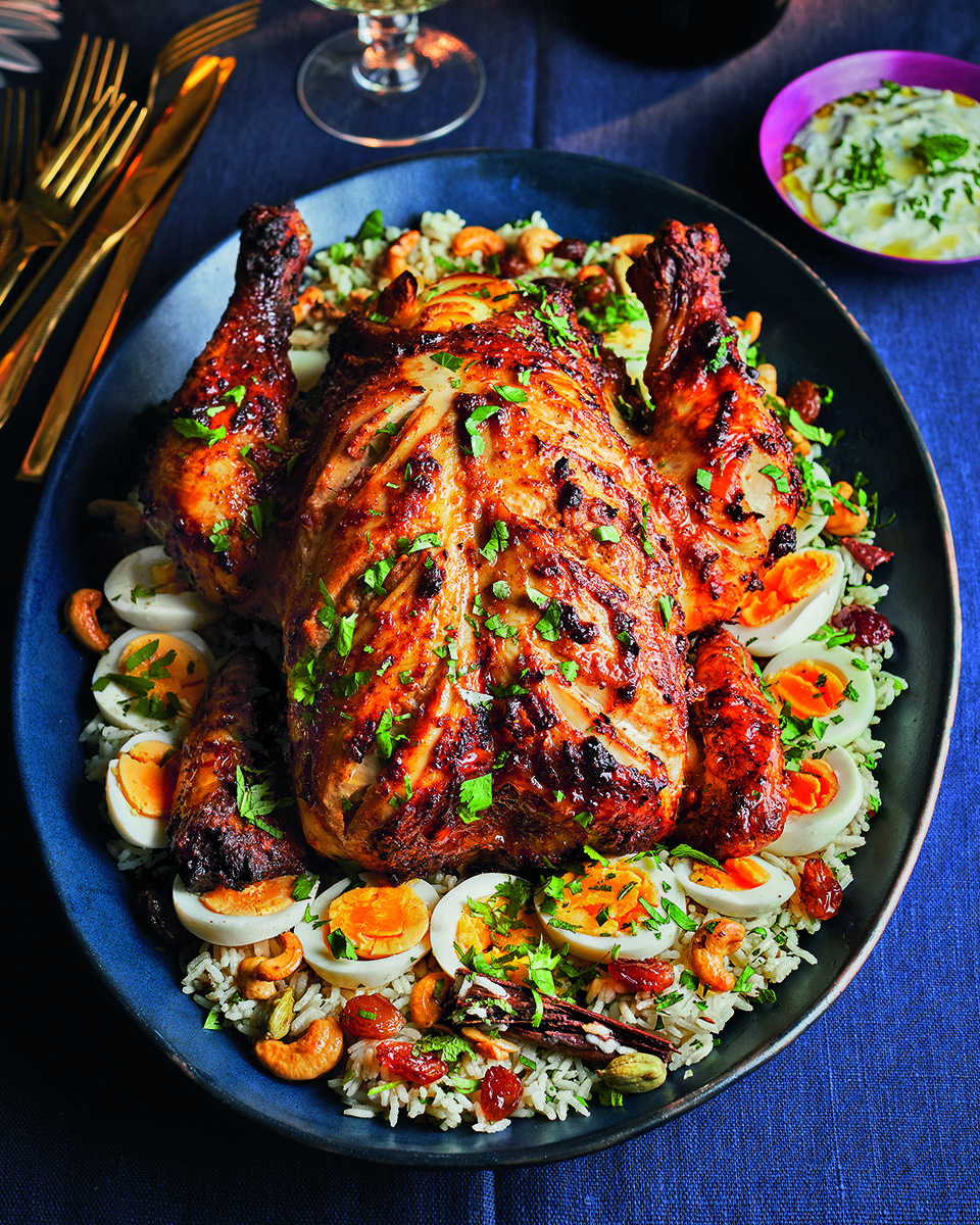 Arun Tilak's murgh musallam (whole stuffed chicken) - delicious. magazine