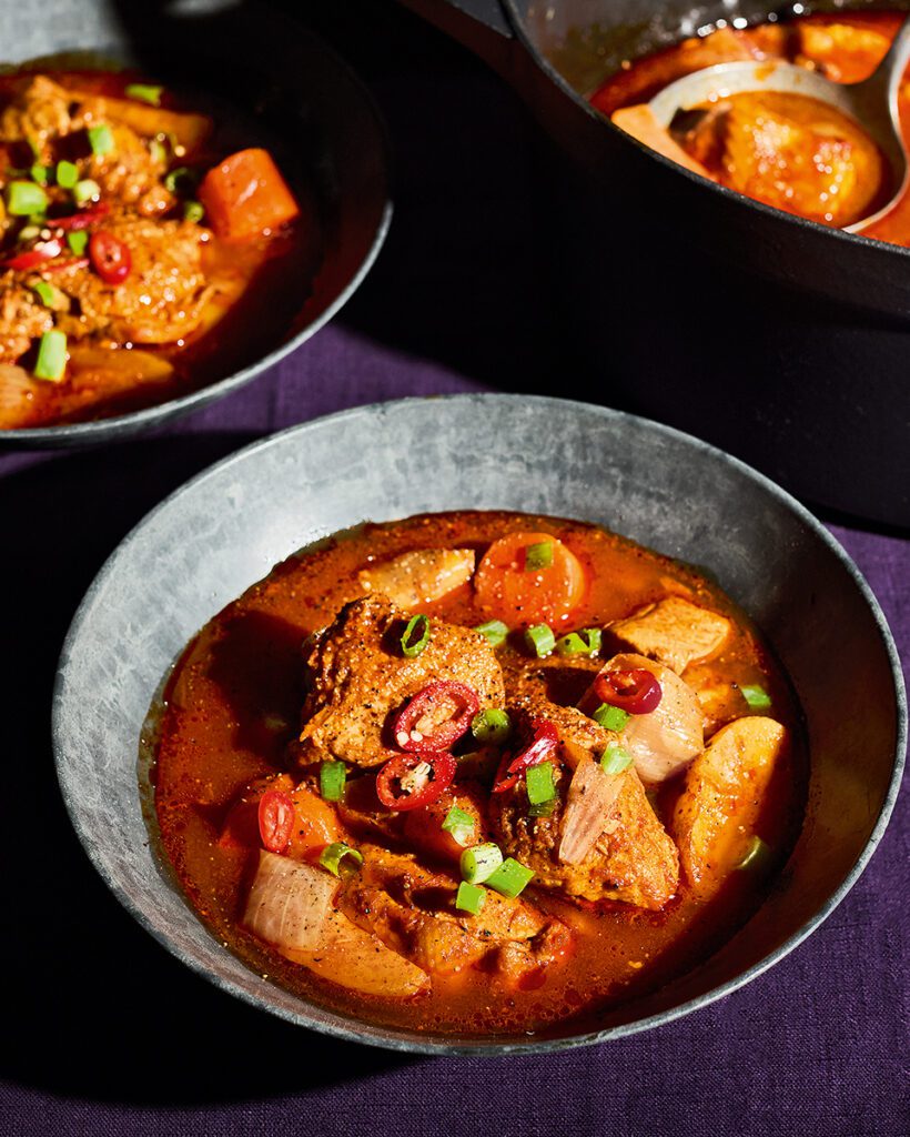 Korean spicy chicken stew (dak bokkeum tang) - delicious. magazine