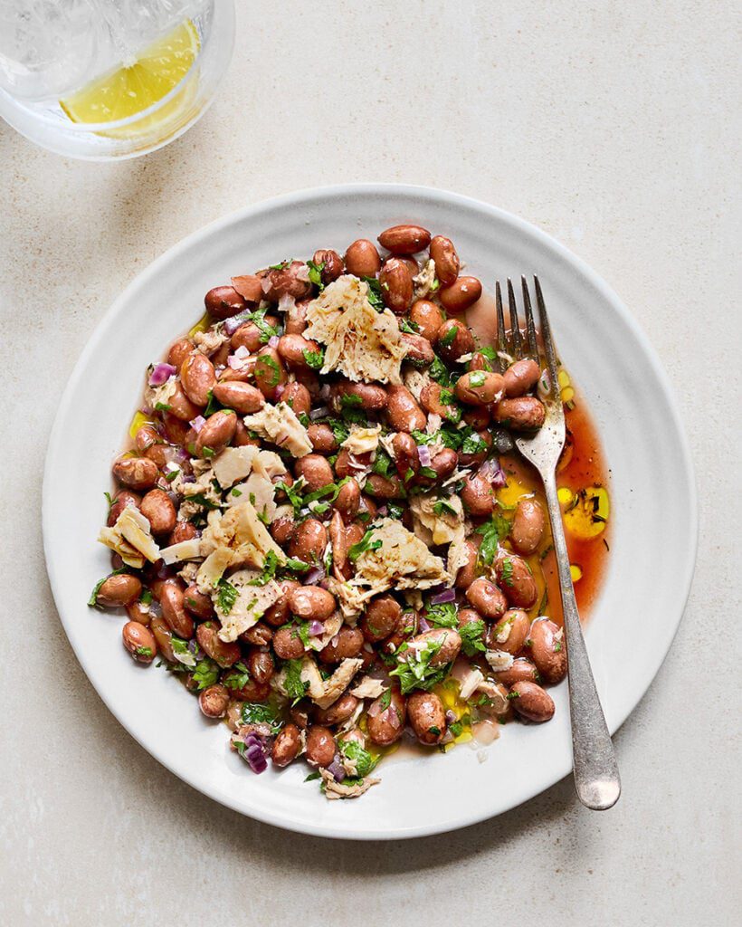 Warm borlotti bean and tuna salad - delicious. magazine