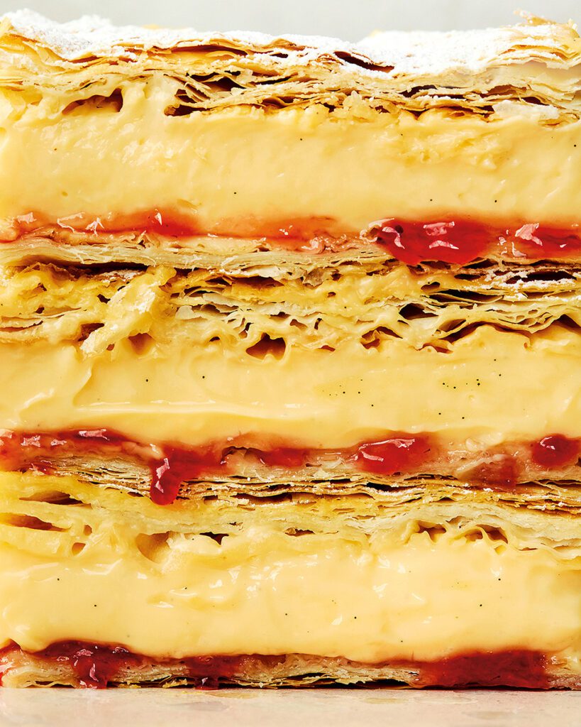 Custard jam slice - delicious. magazine
