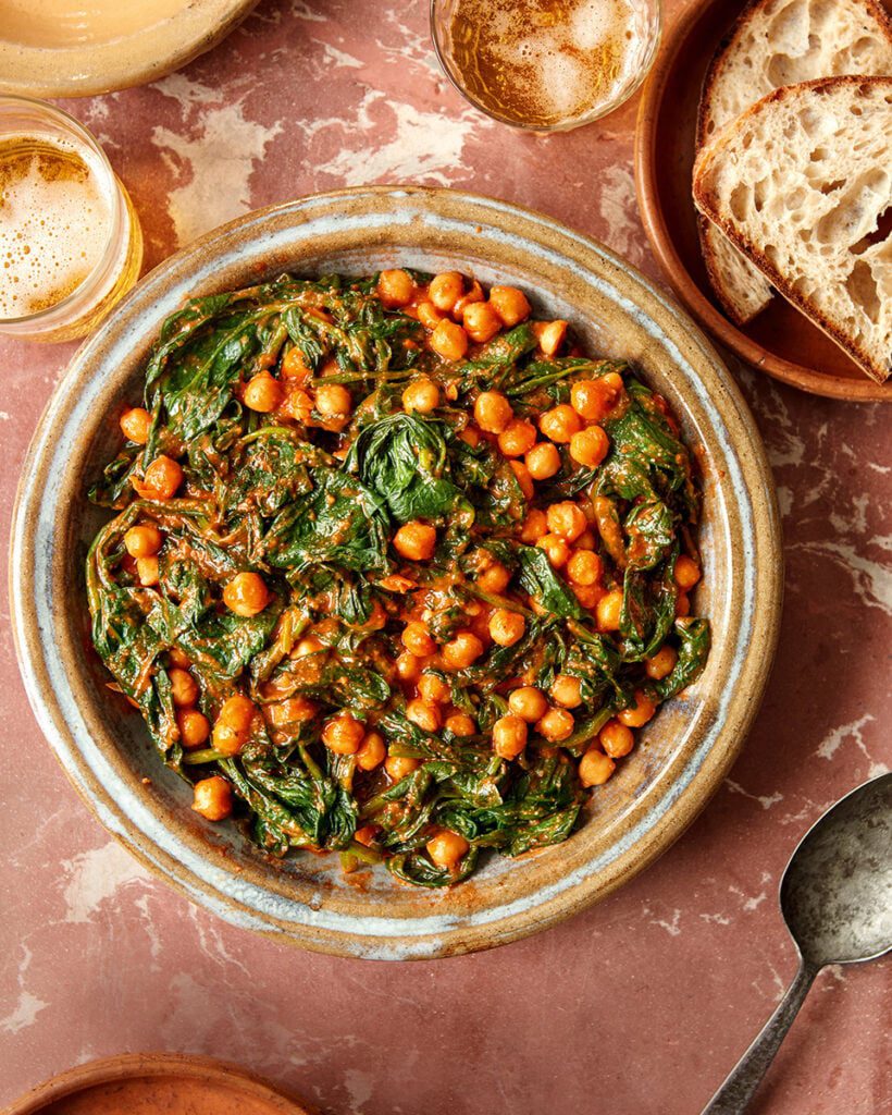 Spanish spinach with chickpeas | delicious. magazine