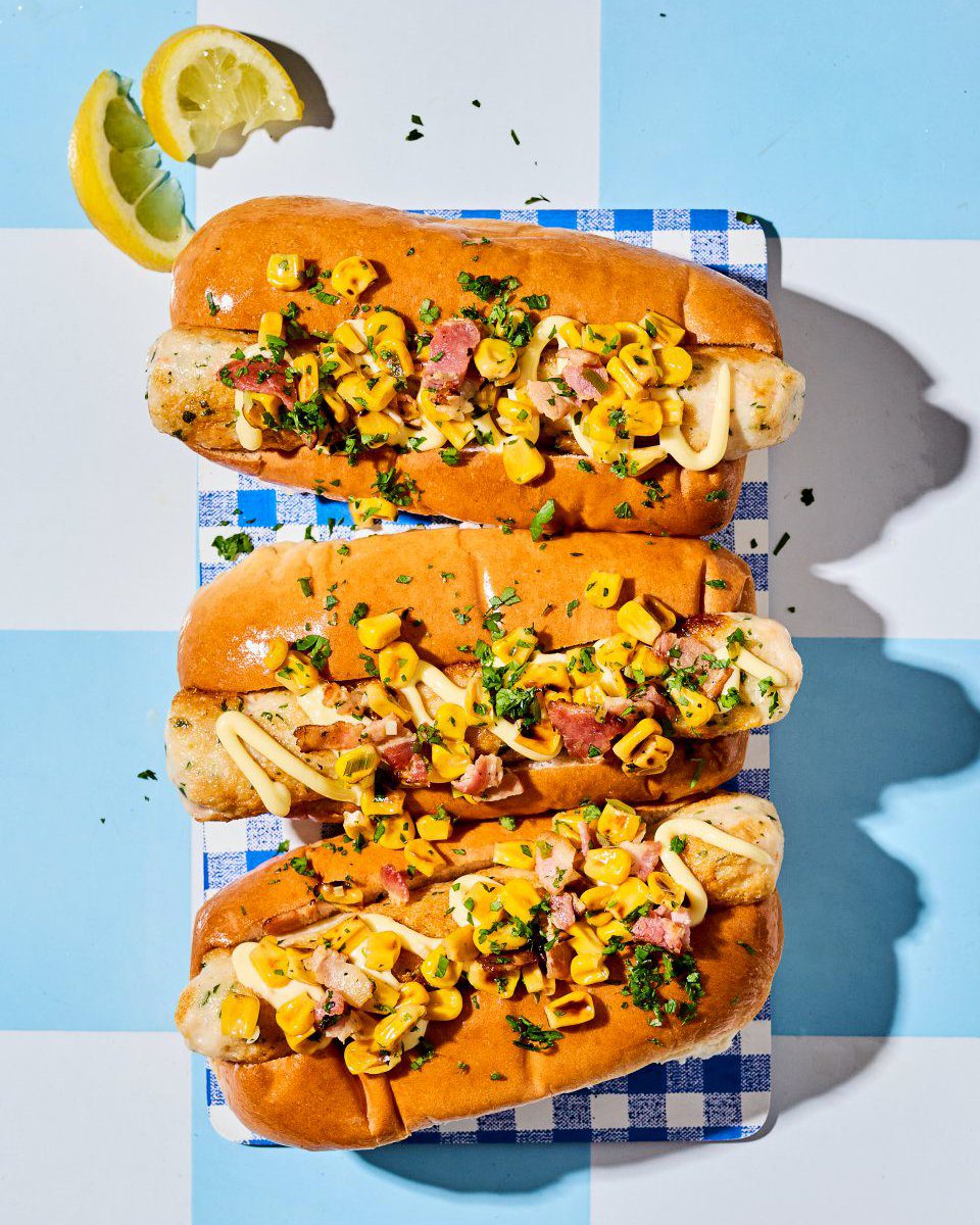 Prawn and crab hot dogs | delicious. magazine