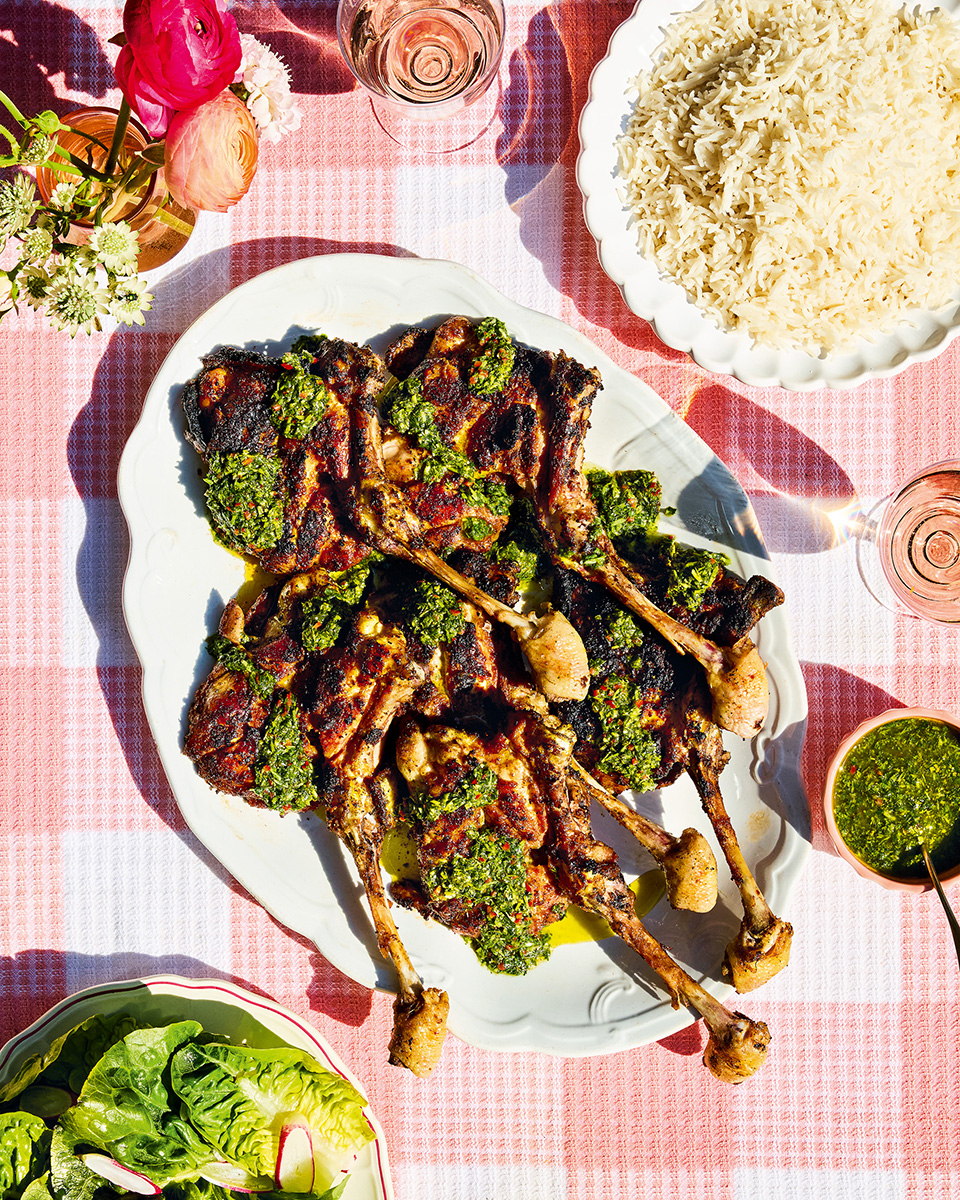 Marinated chicken chops with chimichurri - delicious. magazine
