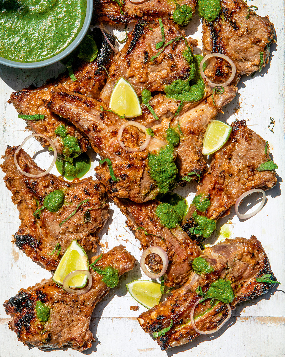 Indian-style barbecue lamb cutlets | delicious. magazine