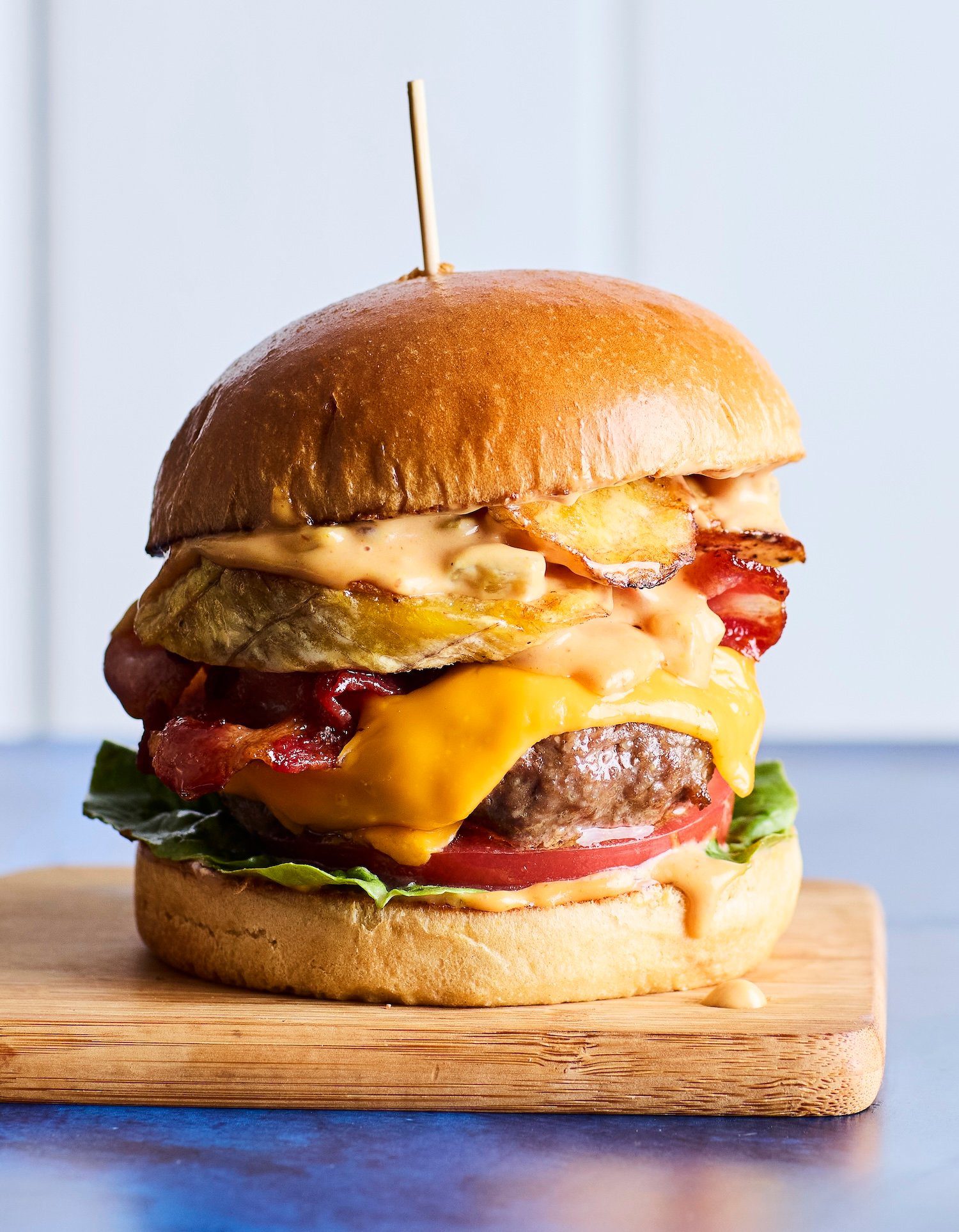 Big Zuu's plantain cheeseburgers | delicious. magazine